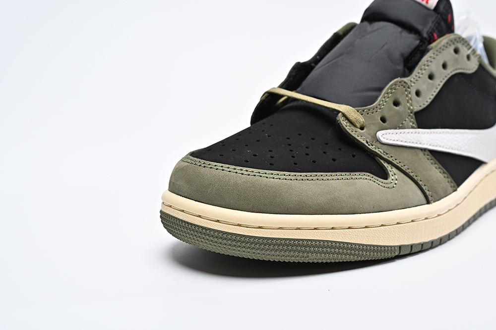 TOP Travis Scott x Jordan 1 Low OG 'Black Olive' REPLICA - Etkick Reps